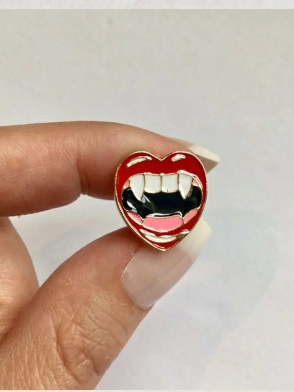 Jewelry | 315vampire Teeth Lapeltack Pin | Poshmark